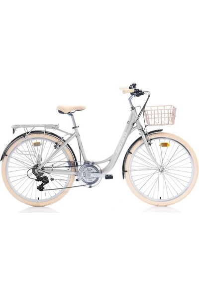 Carraro Juliet 26 Jant 430H V Bayan Şehir Bisikleti Mat Gri-Krom Carraro Juliet 26 Jant 430H V Bayan Şehir Bisikleti Mat Gri-Krom