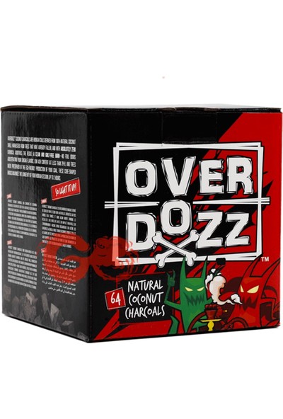 Over Dozz Nargile Kömürü Over Dozz 1 kg %100 Doğal Kömür