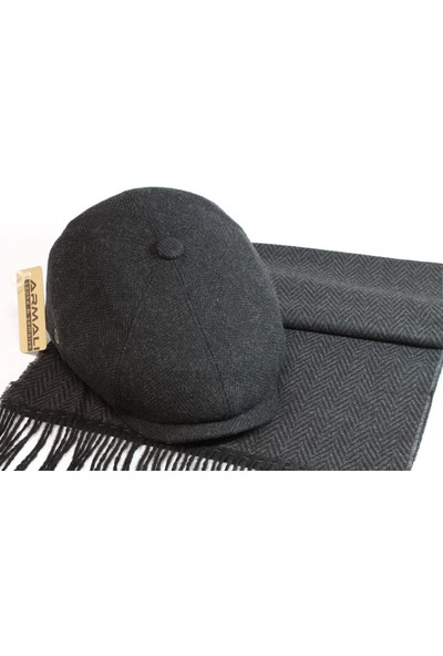 Armalı Şapka Ingiliz Kasket Atkı Takımı Peaky Blinders