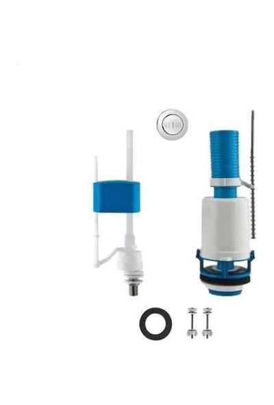 Vitra Klozet Iç Takım Seti Basmalı Tek Kademeli Alttan Girişli Vitra Klozet Iç Takım Seti Basmalı Tek Kademeli Alttan Girişli