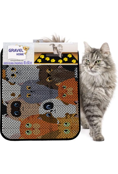 Gravel Kedi Kumu Paspası Yeni Sezon 45 x 60 cm NRSZN0008 Gravel Kedi Kumu Paspası Yeni Sezon 45 x 60 cm NRSZN0008