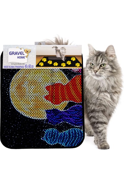 Gravel Kedi Kumu Paspası Yeni Sezon 45 x 60 cm NRSZN0118 Gravel Kedi Kumu Paspası Yeni Sezon 45 x 60 cm NRSZN0118