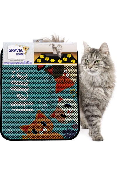 Gravel Kedi Kumu Paspası Yeni Sezon 45 x 60 cm NRSZN0140 Gravel Kedi Kumu Paspası Yeni Sezon 45 x 60 cm NRSZN0140