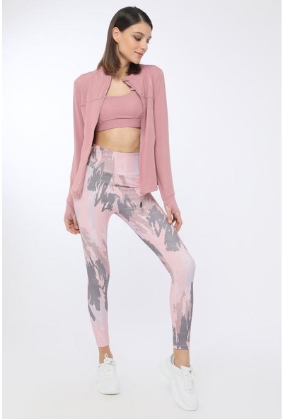 Lumberjack Kalına Pastel Leggıngs Pembe Kadın Tayt