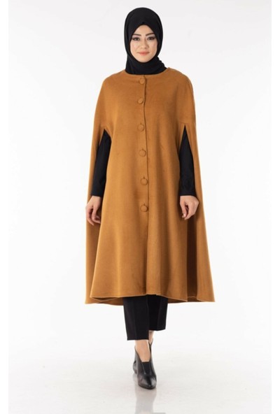 Cng Moda Tesettür Kaşe Pelerin Panço Cng Moda Tesettür Kaşe Pelerin Panço