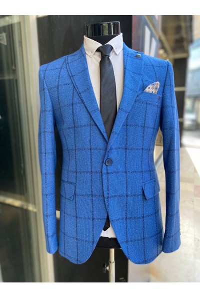 Cakack Slimfit Erkek Tek Ceket Cakack Slimfit Erkek Tek Ceket