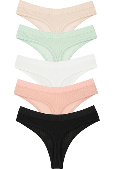 Vanilya Secret Pamuk Tanga 5'Li Paket