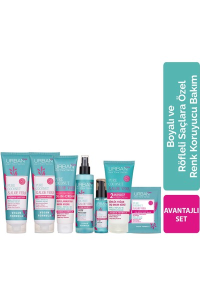 Urban Care Pure Coconut & Aloe Vera Serisi Avantajlı Set Urban Care Pure Coconut & Aloe Vera Serisi Avantajlı Set