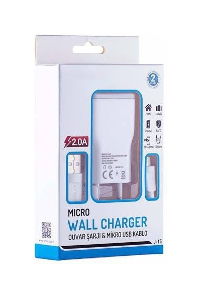 Kattan Samsung Micro J 15 Hızlı Şarj Aleti 2.0 A