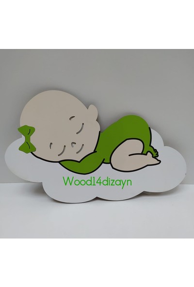 Wood 14 Dizayn Çocuk Odası Dekoratif Ahşap Aydınlatma