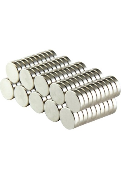 Acenter 6X3MM Neodyum Mıknatıs -20 Adet Yuvarlak Güçlü Neodyum Mıknatıs