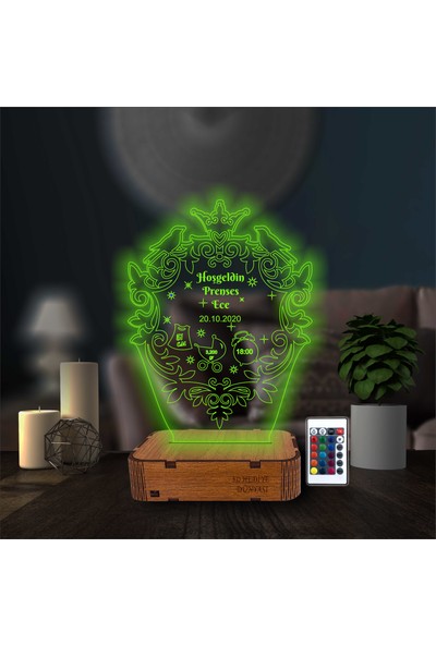 3D Hediye Dünyası Yeni Doğan Bebeklere Özel Hediye Gece Lambası 16 Renkli Kumandalı 3D Hediye Dünyası Yeni Doğan Bebeklere Özel Hediye Gece Lambası 16 Renkli Kumandalı