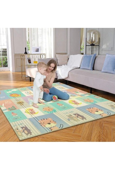Mooie Baby's Forest City Katlanabilir Oyun Matı Oyun Halısı 180 x 200 x 1,5 cm Mooie Baby's Forest City Katlanabilir Oyun Matı Oyun Halısı 180 x 200 x 1,5 cm