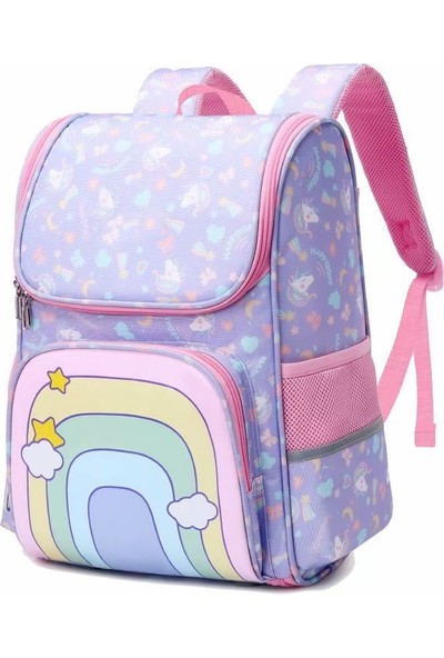 Spider-man Su Geçirmez Çocuk Okul Sırt Çantası - Mor (Yurt Dışından)