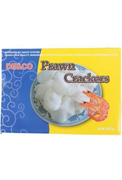 De&co Karides Cipsi Kraker Beyaz 227 gr