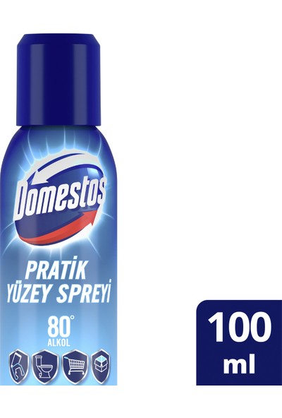 Domestos Pratik Yüzey Spreyi Maksimum Hijyen Alkol Bazlı 100 ML