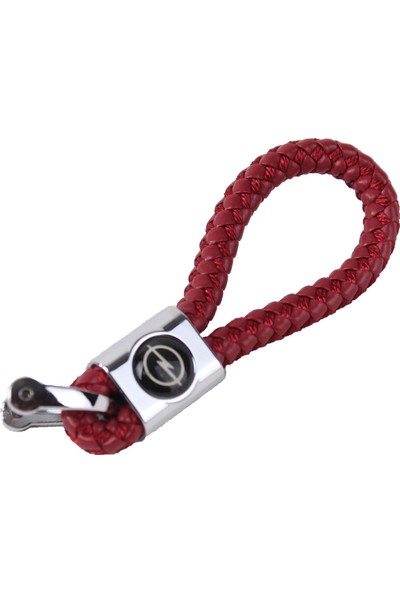 Dekohop Opel Uyumlu Deri Örgü Anahtarlık Vida Kelepçeli Bordo Dekohop Opel Uyumlu Deri Örgü Anahtarlık Vida Kelepçeli Bordo