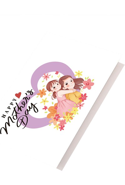 Nanstore Anneler Günü Tebrik Kartı Mesaj Kartı (Yurt Dışından)