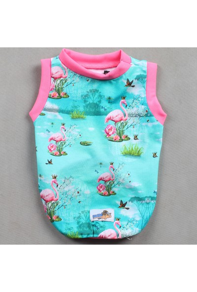 Max Styles Pet Maxdesign Flamingo Desenli Penye Atlet Kedi Köpek Kıyafeti Pembe L Max Styles Pet Maxdesign Flamingo Desenli Penye Atlet Kedi Köpek Kıyafeti Pembe L