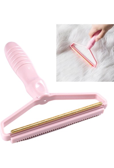 Murat Home Çift Taraflı Elbise Kazak Plastik Kumaş Tüy Alma ve Tiftik Temizleyici Toplayıcı-Pembe Murat Home Çift Taraflı Elbise Kazak Plastik Kumaş Tüy Alma ve Tiftik Temizleyici Toplayıcı-Pembe