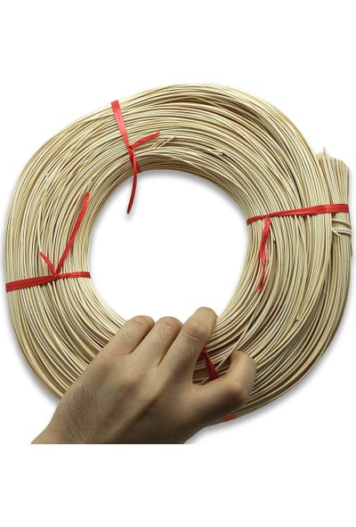 Hobizubi Rattan Doğal Bambu Çubuk 48 Metre - 3,5 mm Örgü Rattan İp Hobizubi Rattan Doğal Bambu Çubuk 48 Metre - 3,5 mm Örgü Rattan İp