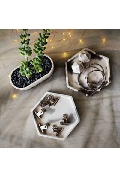 Hobizubi Beton Saksı Kalıbı Bardak Altı & Dekoratif - 20 Hobizubi Beton Saksı Kalıbı Bardak Altı & Dekoratif - 20