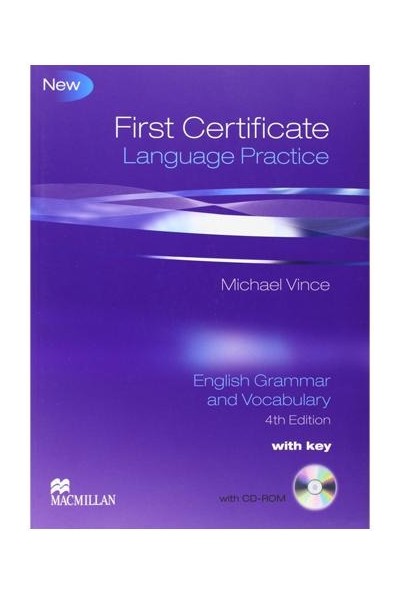 New First Certificate Language Practice With Key (+Cd-Rom) - Michael Vince New First Certificate Language Practice With Key (+Cd-Rom) - Michael Vince