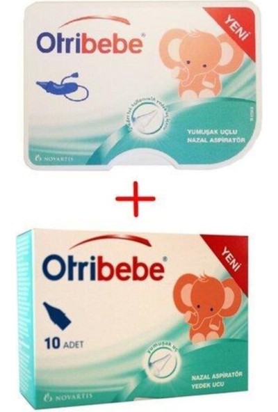 Otribebe Nazal Burun Aspiratörü ve 10 Adet Yedek Uç Otribebe Nazal Burun Aspiratörü ve 10 Adet Yedek Uç