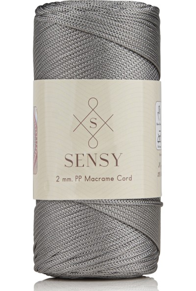 Sensy Premium Polyester Makrome İpi 2 mm 200 gr Sensy Premium Polyester Makrome İpi 2 mm 200 gr