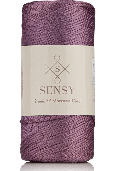 Sensy Premium Polyester Makrome İpi 2 mm 200 gr Sensy Premium Polyester Makrome İpi 2 mm 200 gr