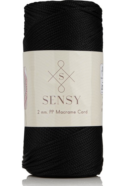 Sensy Premium Polyester Makrome İpi 2 mm 200 gr Sensy Premium Polyester Makrome İpi 2 mm 200 gr