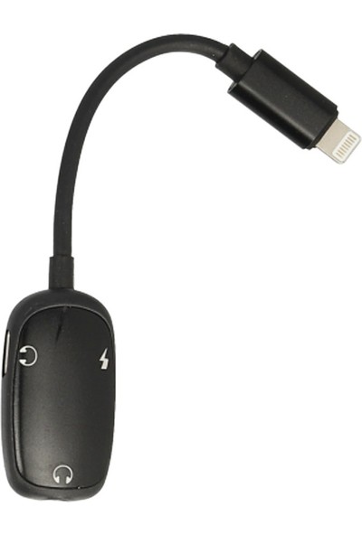 TEKNETSTORE 3 In 1 Lightning iPhone Şarj Kulaklık ve 3.5 mm Jack Kulaklık Dönüştürücü Dişi Adaptör Male To Dual TEKNETSTORE 3 In 1 Lightning iPhone Şarj Kulaklık ve 3.5 mm Jack Kulaklık Dönüştürücü Dişi Adaptör Male To Dual