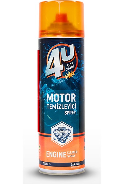 4U Motor Temizleme ve Parlatıcı Sprey