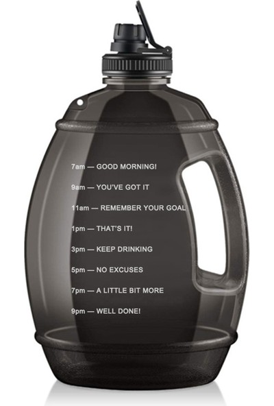 Sprotauto 3.78L Bpa Free Sızdırmaz Plastik Su Şişesi - Siyah (Yurt Dışından) Sprotauto 3.78L Bpa Free Sızdırmaz Plastik Su Şişesi - Siyah (Yurt Dışından)