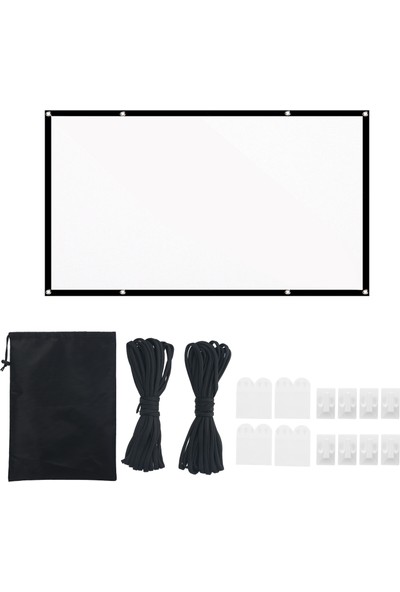 Sprotauto 120 inç Taşınabilir HD 16: 9 Projeksiyon Perdesi (Yurt Dışından)