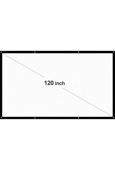 Sprotauto 120 inç 16: 9 HD Projeksiyon Perdesi (Yurt Dışından)