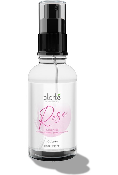 Clarte Doğal Gül Suyu 100 ml Clarte Doğal Gül Suyu 100 ml
