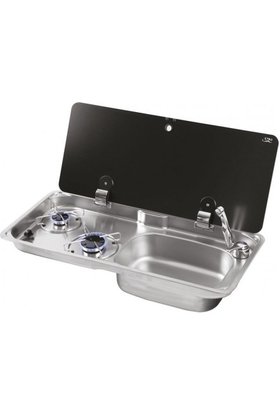 Can Kombinasyon Çift Gözlü Ocak&evye (Sol Ocak-Sağ Evye)