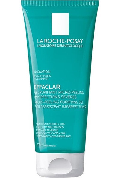 La Roche-Posay La Roche Posay Effaclar Mikro Peeling Jel Vücut 200 ml La Roche-Posay La Roche Posay Effaclar Mikro Peeling Jel Vücut 200 ml