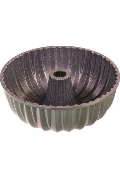 Emsan Griss Hardstone 24 cm. Döküm Kek Kalıbı Koyu Haki Emsan Griss Hardstone 24 cm. Döküm Kek Kalıbı Koyu Haki