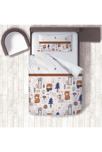 İnstababyrooms Dijital Baskılı 160CM x 220CM Çocuk Odası Nevresim Takımı Model 1429