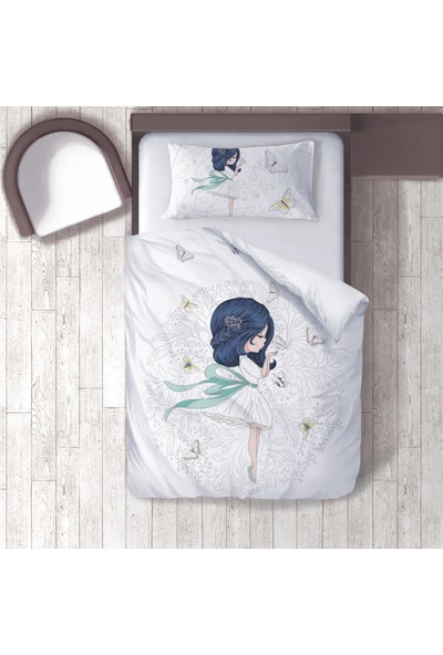 İnstababyrooms Dijital Baskılı 160CM x 220CM Çocuk Odası Nevresim Takımı Model 085