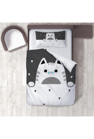 İnstababyrooms Dijital Baskılı 160CM x 220CM Çocuk Odası Nevresim Takımı Model 1377