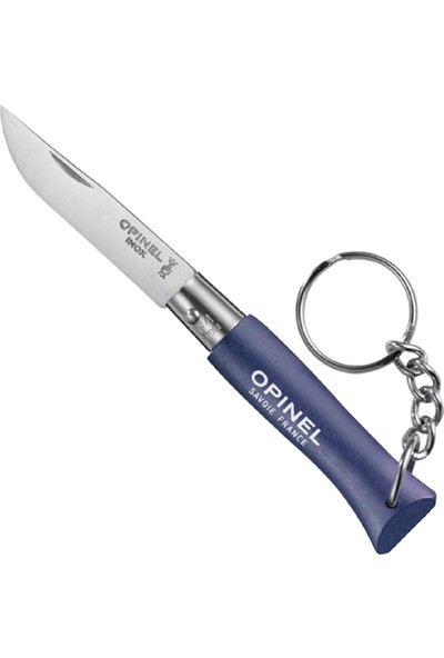 Opinel Opinel No 04 Anahtarlıklı Paslanmaz Çelik Çakı (K.mavi)