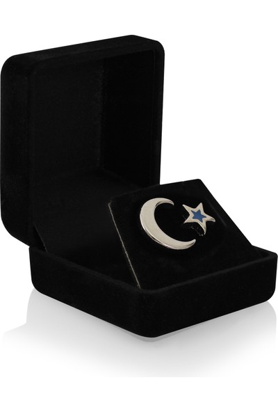 Zekupp Ay Yıldız Metal Yaka Rozeti