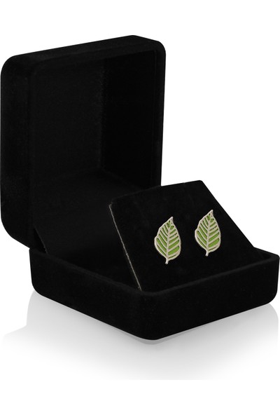 Zekupp 2'li Yaprak Tasarımlı Küpe Zekupp 2'li Yaprak Tasarımlı Küpe