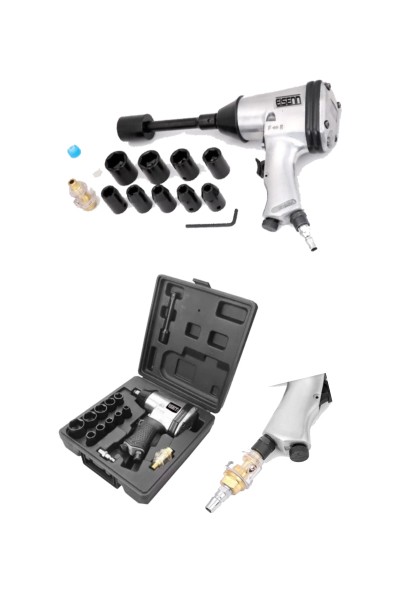 Eisenn Germany Technology Very Cool 540 Nm Havalı Somun Sökme + 15 Parça Set Eisenn Germany Technology Very Cool 540 Nm Havalı Somun Sökme + 15 Parça Set