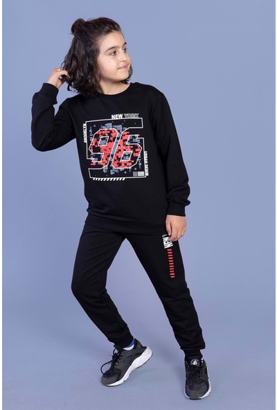 Toontoy Kids Erkek Çocuk Baskılı Eşofman Takımı