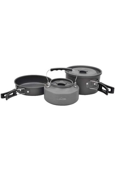 Nurgaz Üçü Bir Arada Tencere Tava Çaydanlık