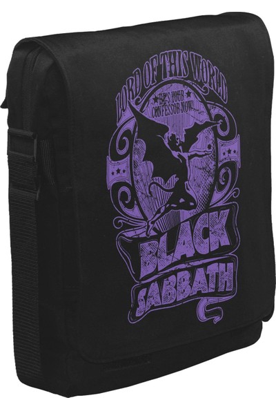 Lord T-Shirt Black Sabbath - Lord Of This World Unisex Siyah Postacı Çanta Lord T-Shirt Black Sabbath - Lord Of This World Unisex Siyah Postacı Çanta